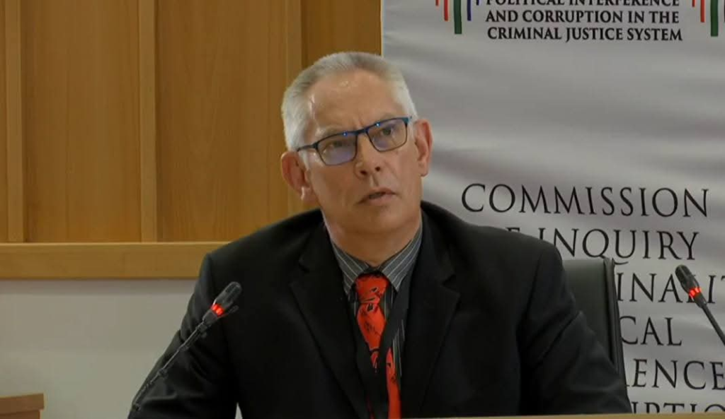 Former Ekurhuleni Metro Police Officer Revo Spies and Calvin Mathibeli ...